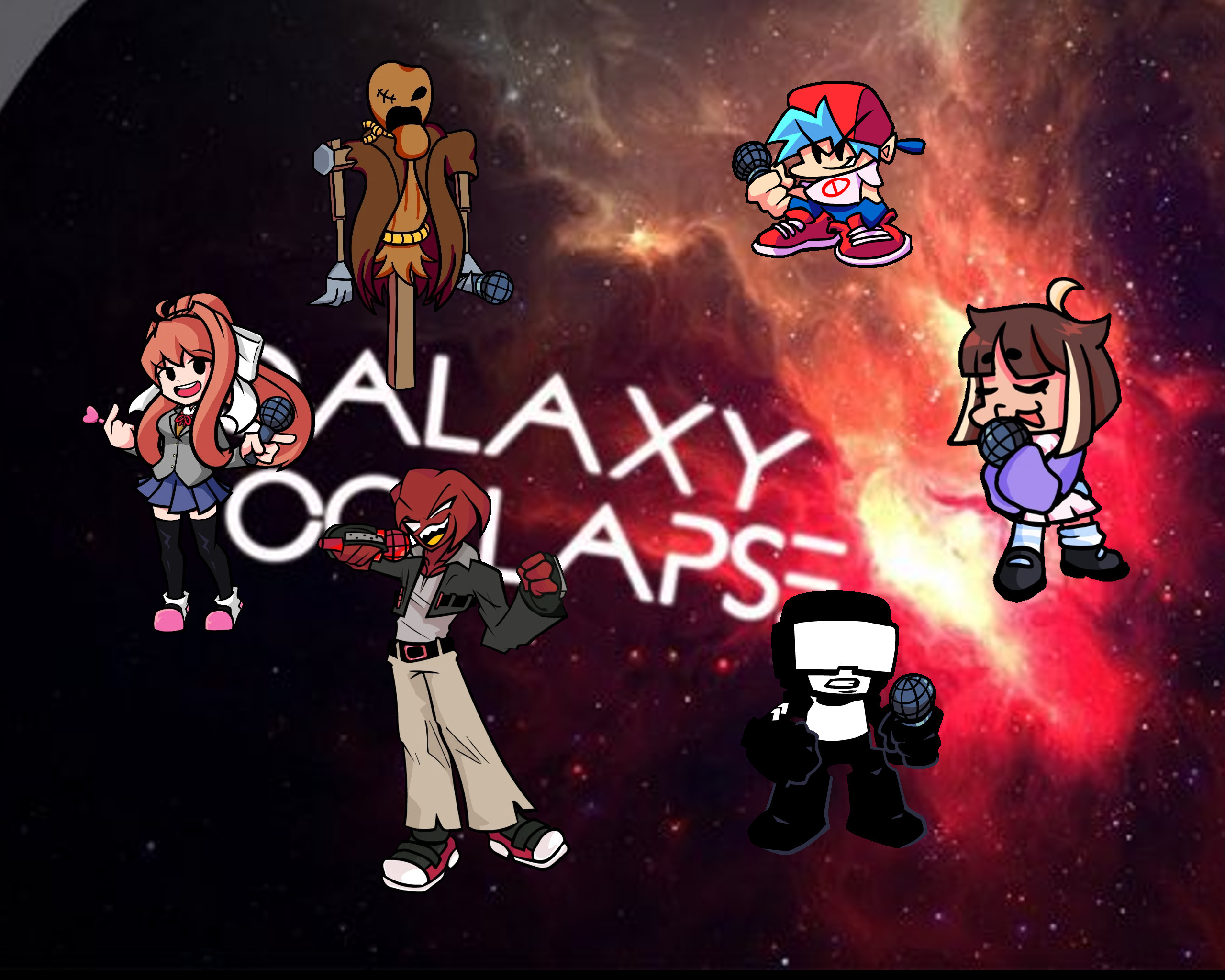 Galaxy Collapse BETADCIU Mod for Friday Night Funkin' | FNF Mods