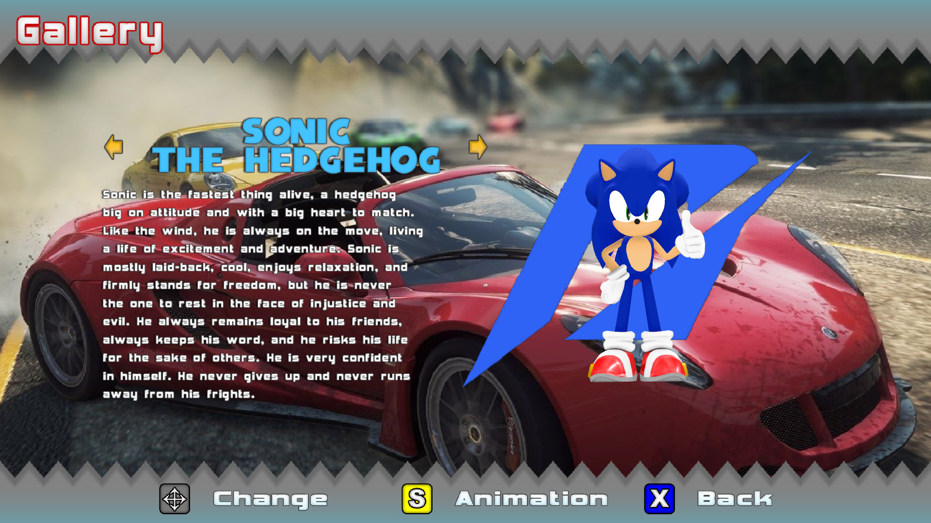Menu Theme Need For Speed Most Wanted Mod for Sonic World | SW Mods