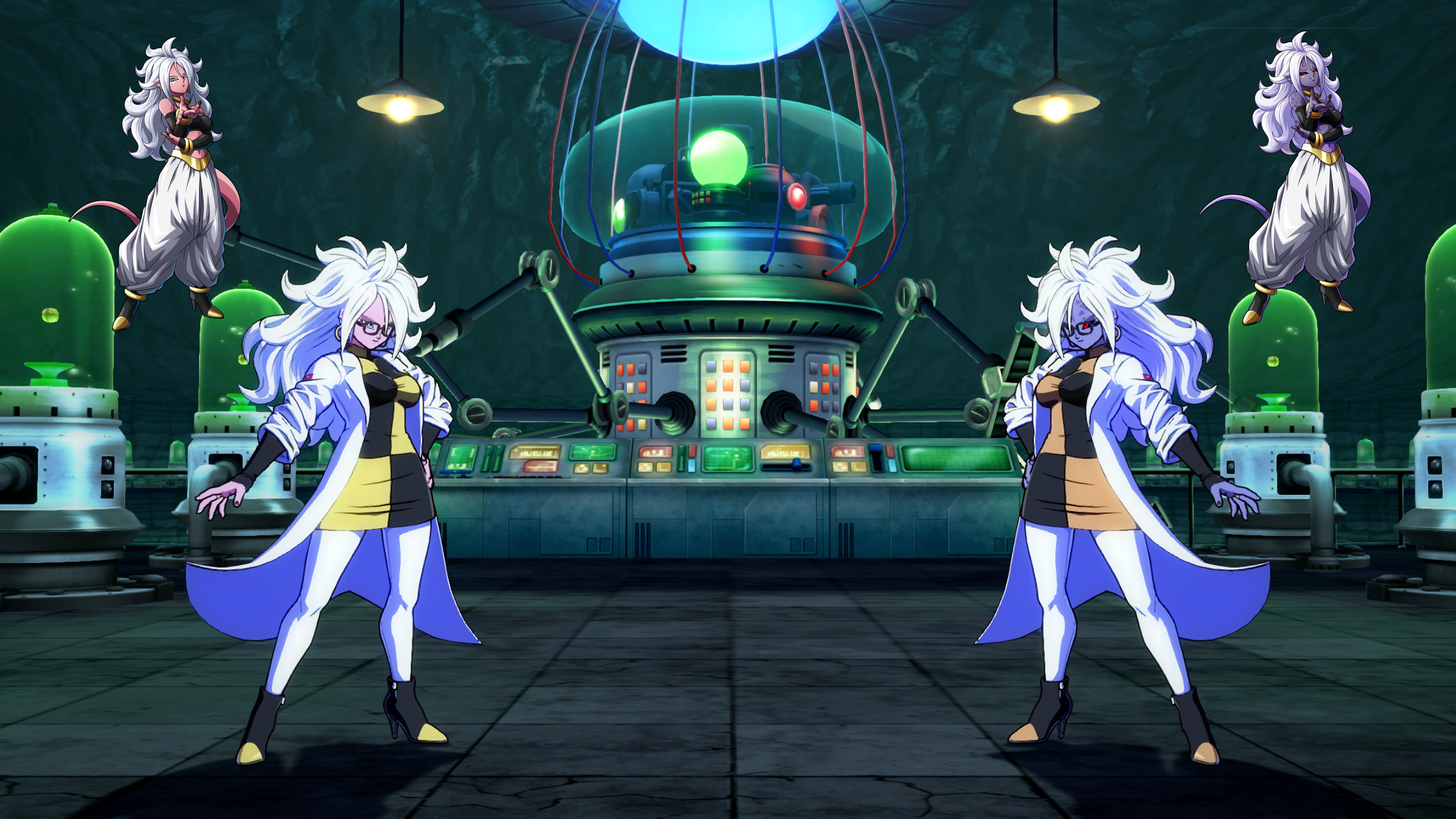 Android 21 Lab Coat Recolors - BenichonSan Mod for Dragon Ball FighterZ ...