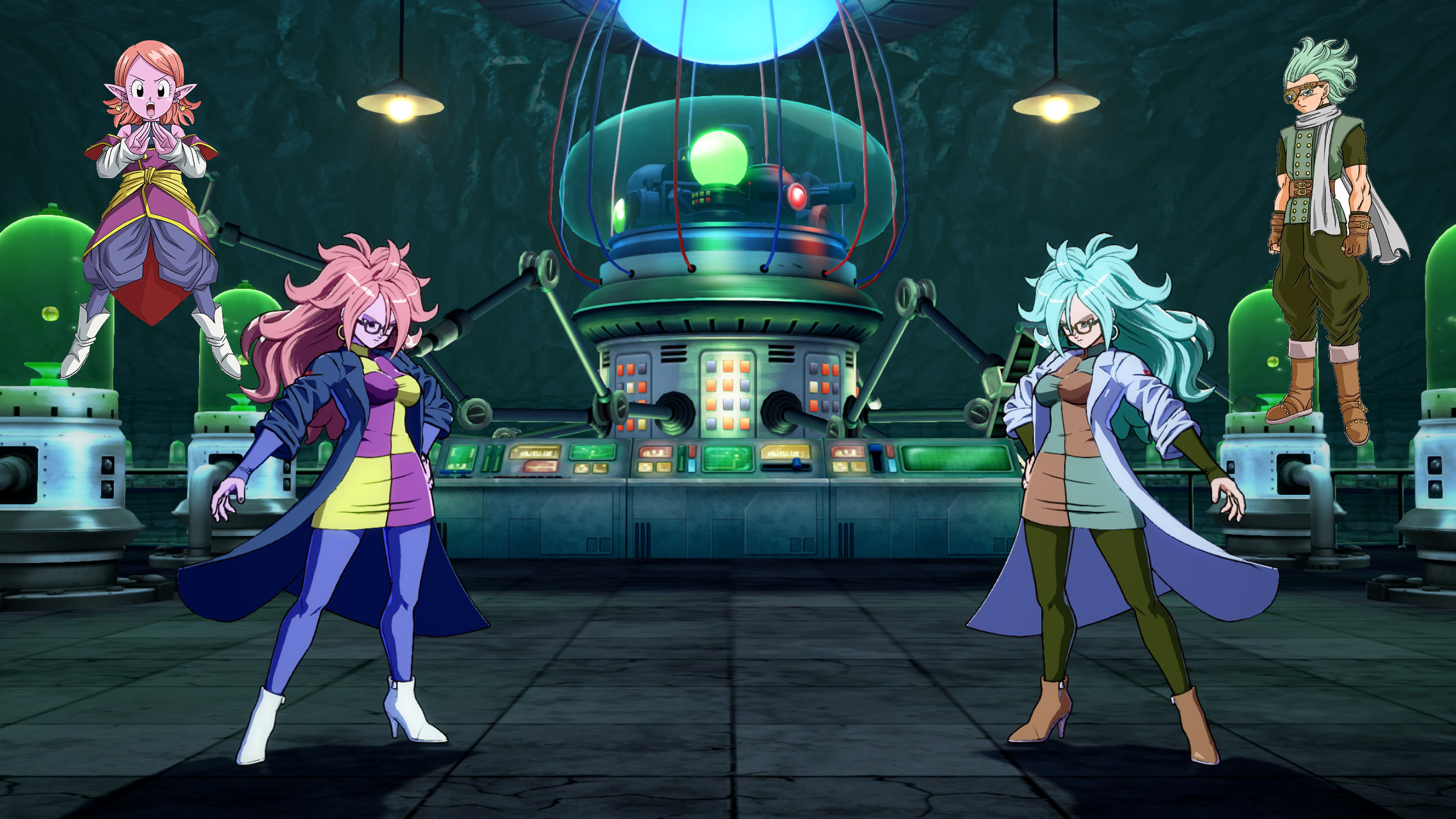 Android 21 Lab Coat Recolors - BenichonSan Mod for Dragon Ball FighterZ ...