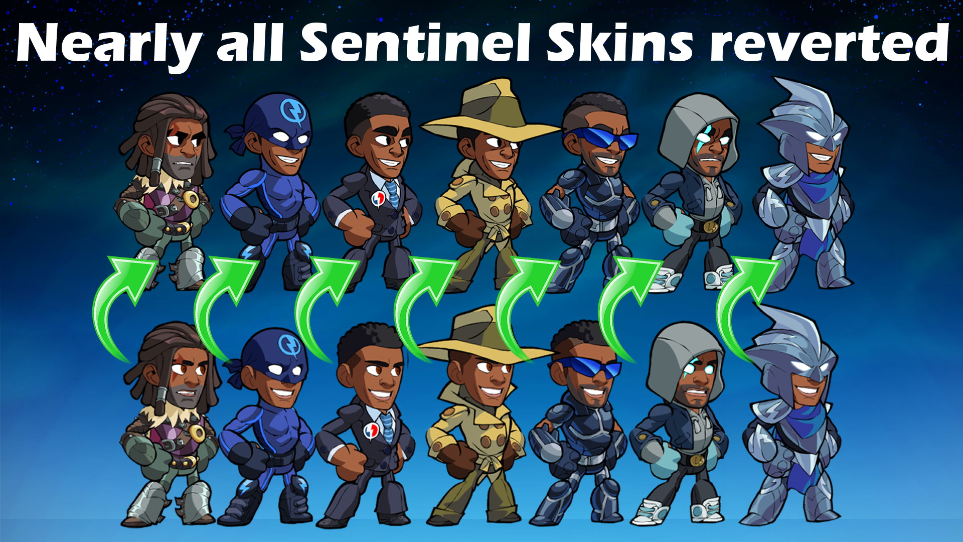 ReptileMedias' Classic Sentinel Pack Mod for Brawlhalla | BHalla Mods