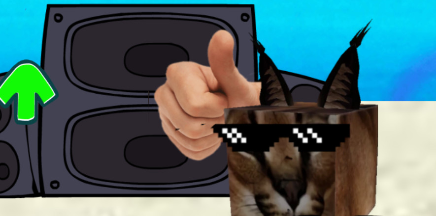 Floppa Over BF [Friday Night Funkin'] [Mods]