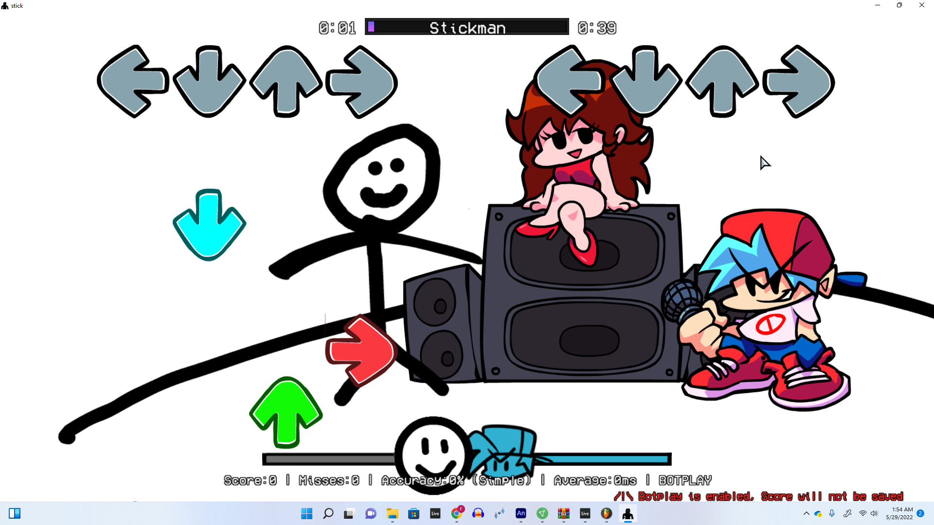 VS StickMan (DEMO !!) [Friday Night Funkin'] [Mods]
