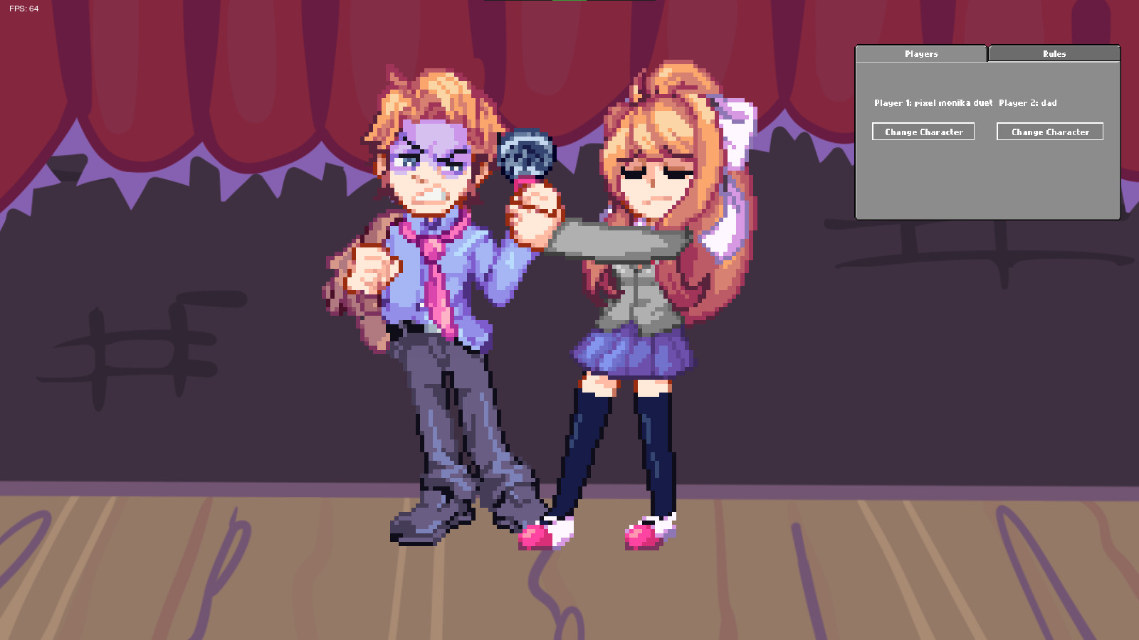 Doki Doki Takeover For FNF Multiplayer Mod for Friday Night Funkin ...