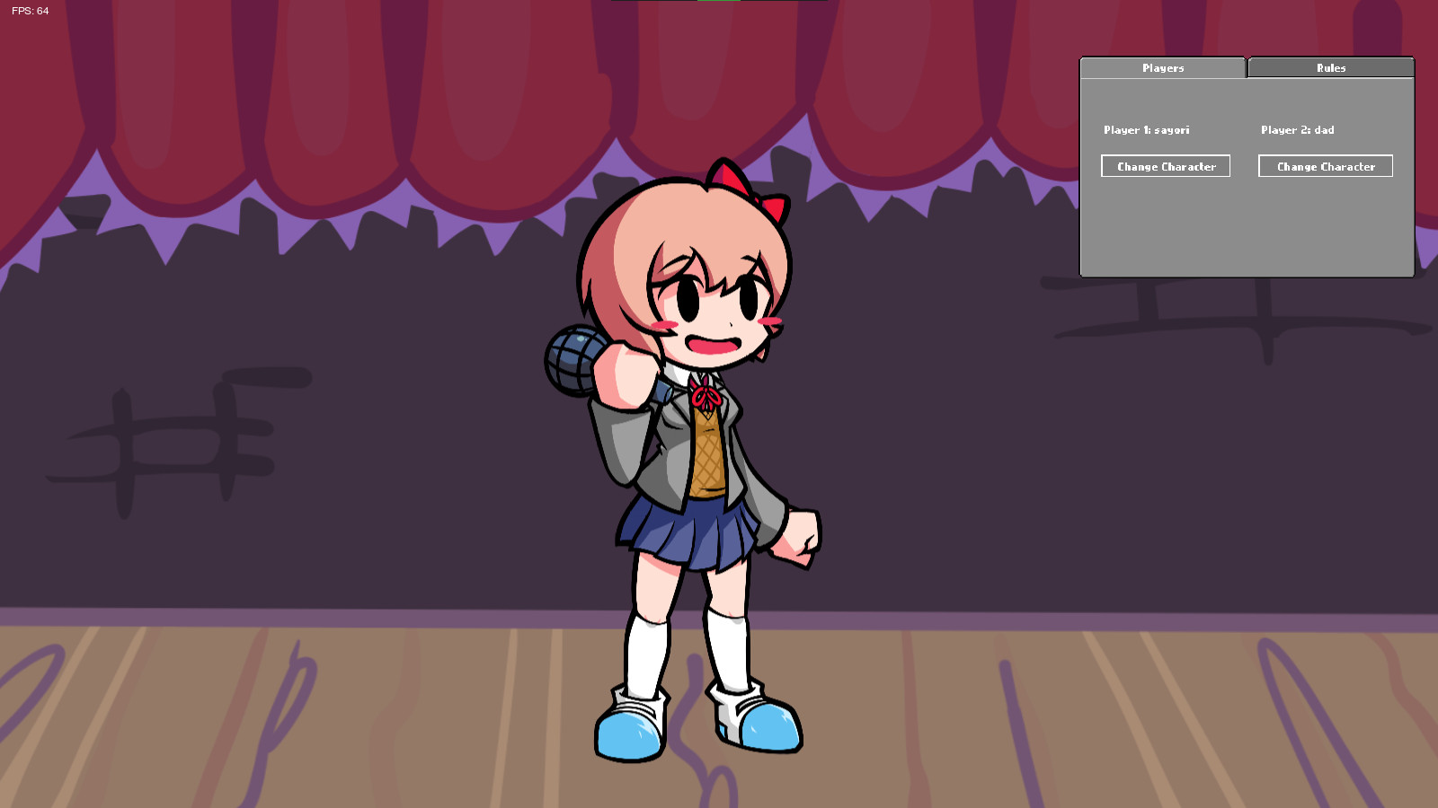 Doki Doki Takeover For FNF Multiplayer Mod for Friday Night Funkin ...