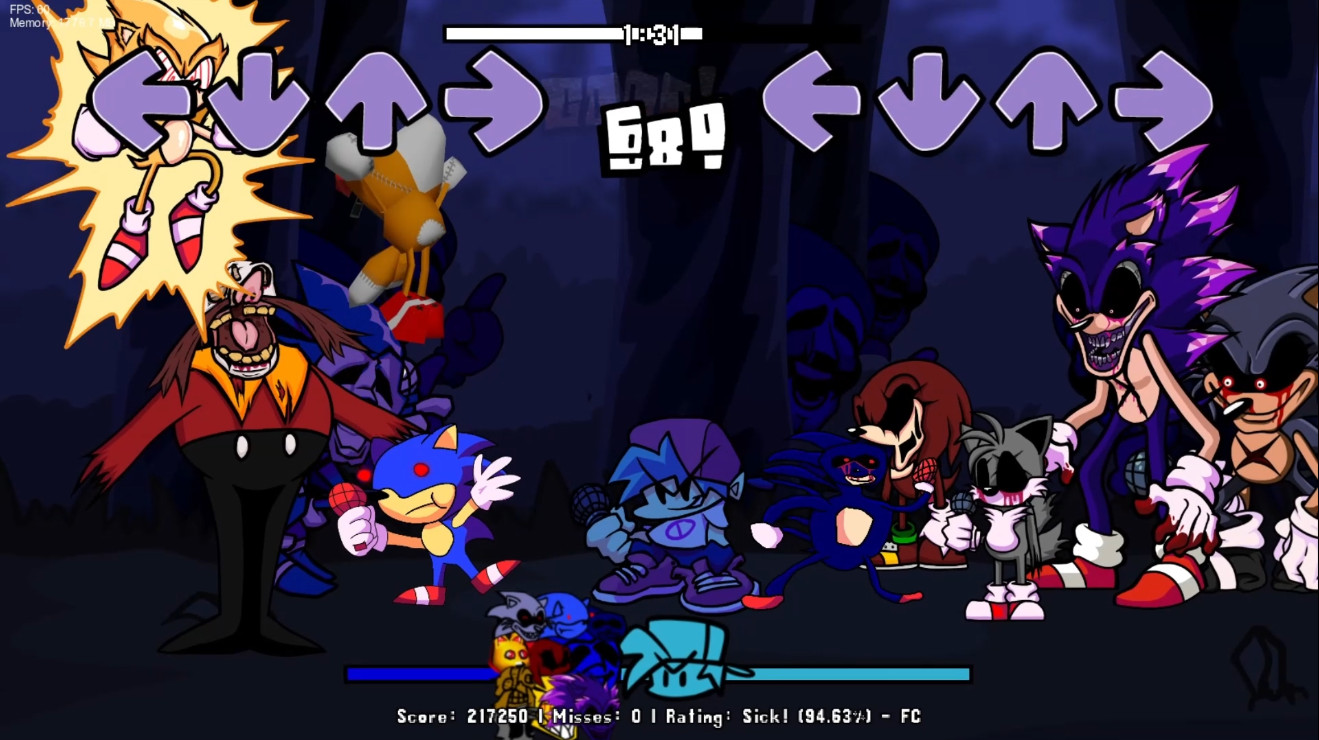 Chaotic Endless Endeavors Chart Mod for Friday Night Funkin' | FNF Mods