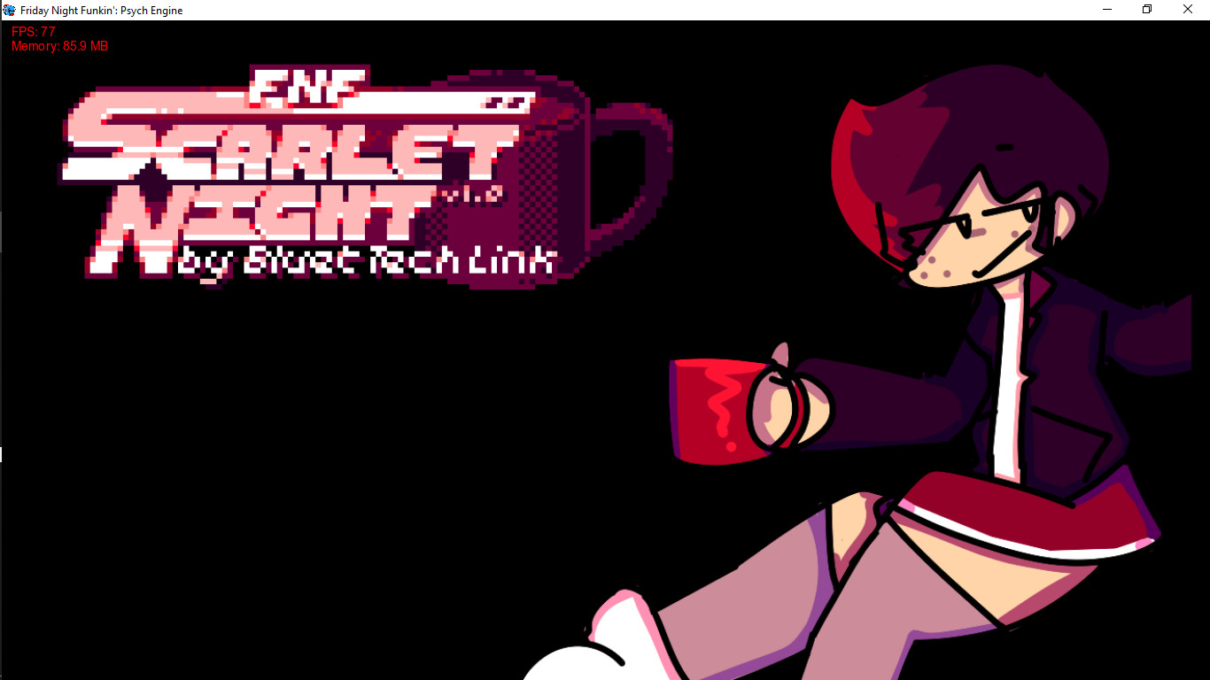 Friday Night Funkin': Scarlet Night v1 Mod for Friday Night Funkin ...