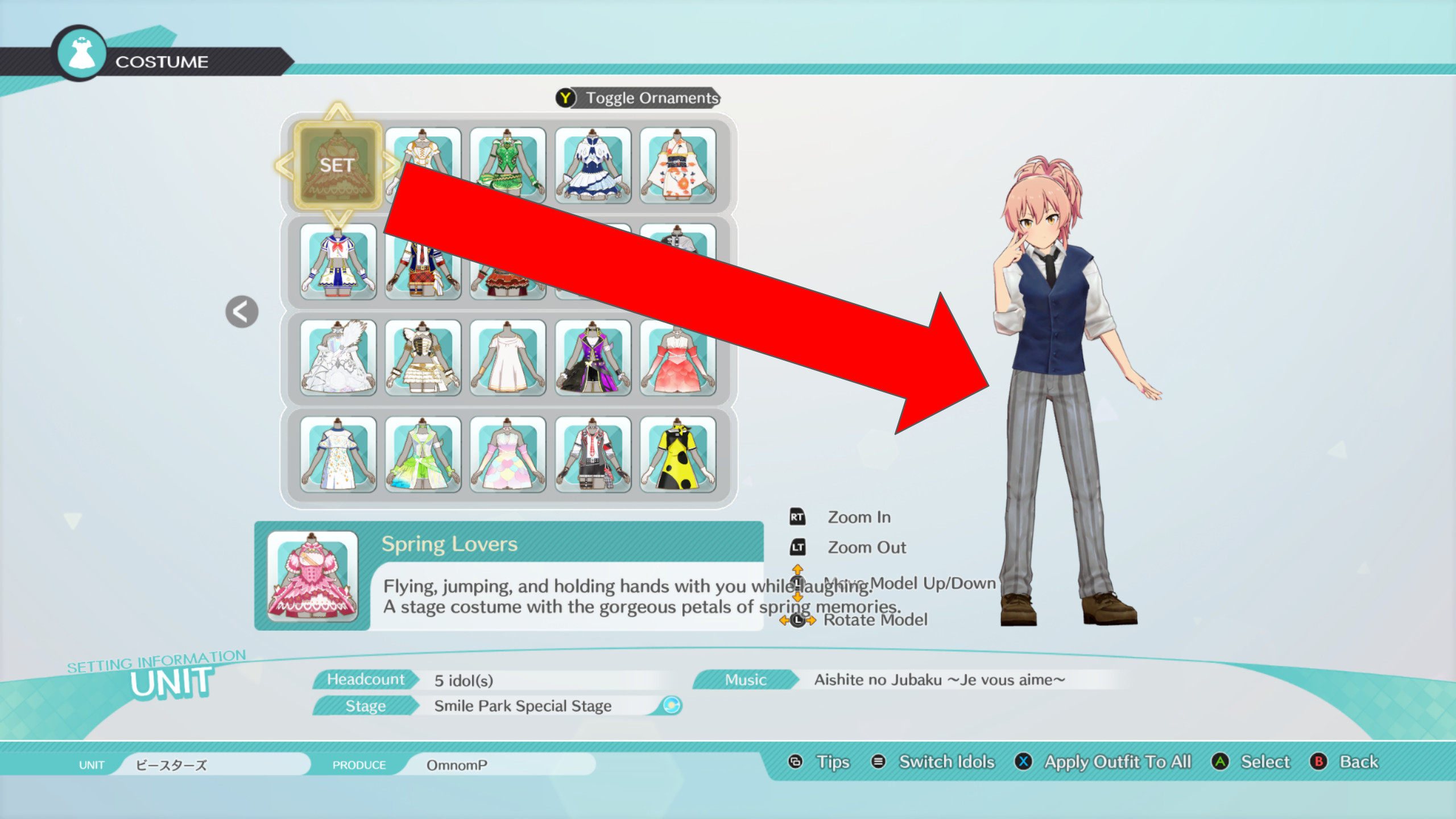 Legoshi's Cherryton Outfit for Spring Lovers Mod for THE IDOLM@STER ...