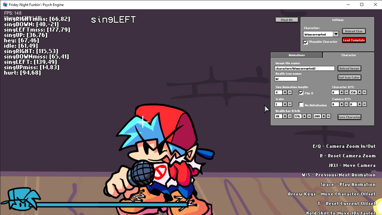 Boyfriend Uncorrupted over Boyfriend Mod for Friday Night Funkin' | FNF ...