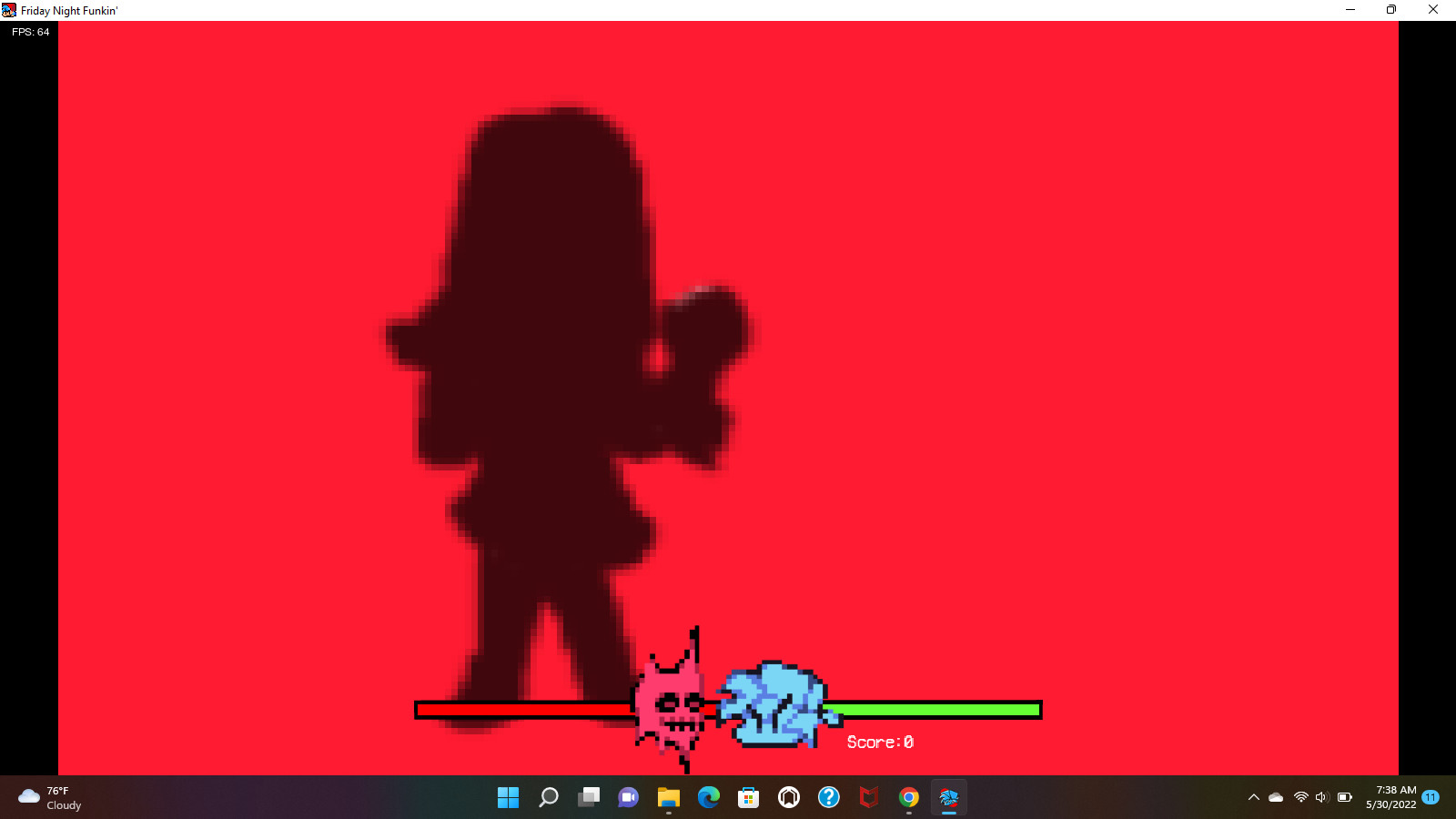 Danganronpa Sayaka Maizono over senpai Mod for Friday Night Funkin ...