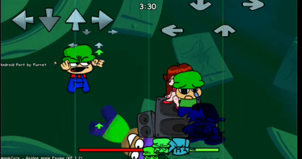 Bandu and Disruption (2D - Test) [Friday Night Funkin'] [Mods]