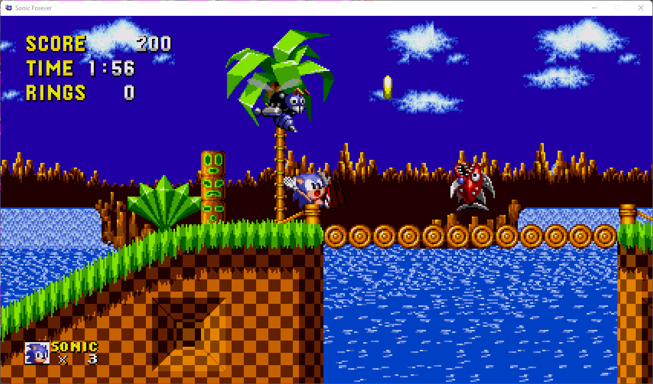 Sonic 2 Improvements Mod for Sonic the Hedgehog Forever | S1F Mods