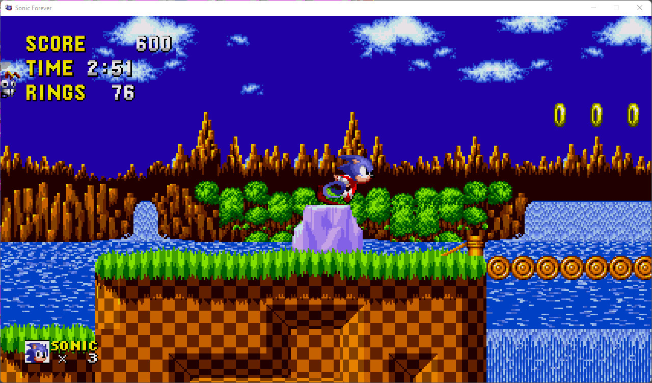Sonic 2 Improvements Mod for Sonic the Hedgehog Forever | S1F Mods