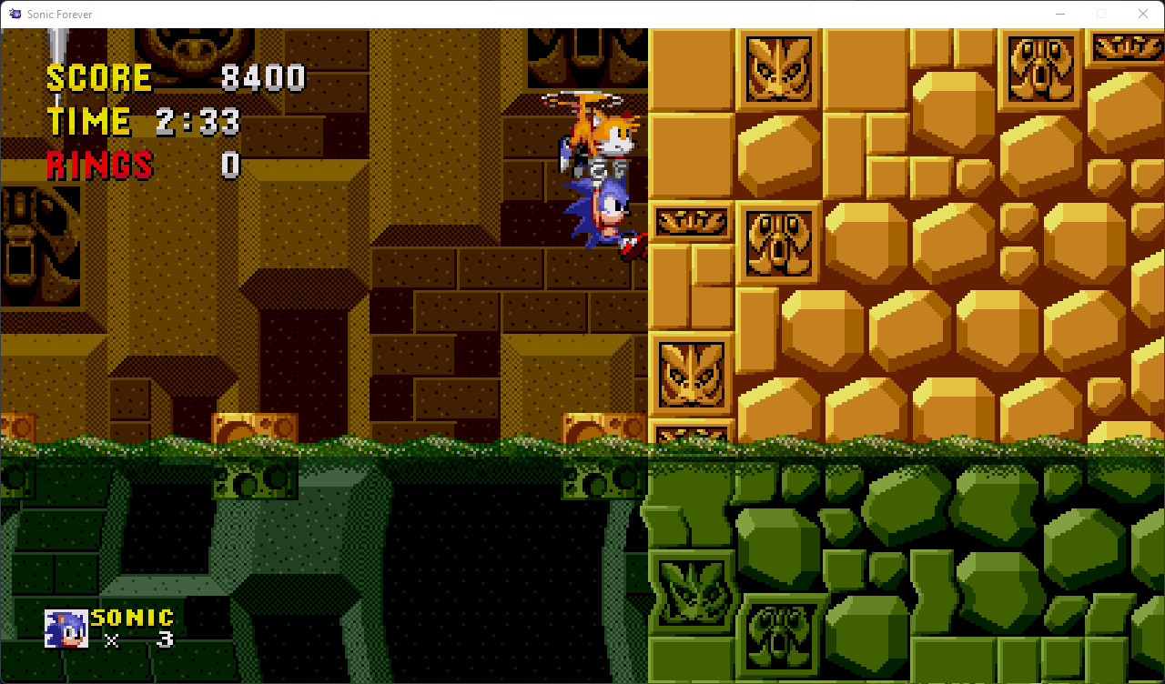 Sonic 2 Improvements Mod for Sonic the Hedgehog Forever | S1F Mods