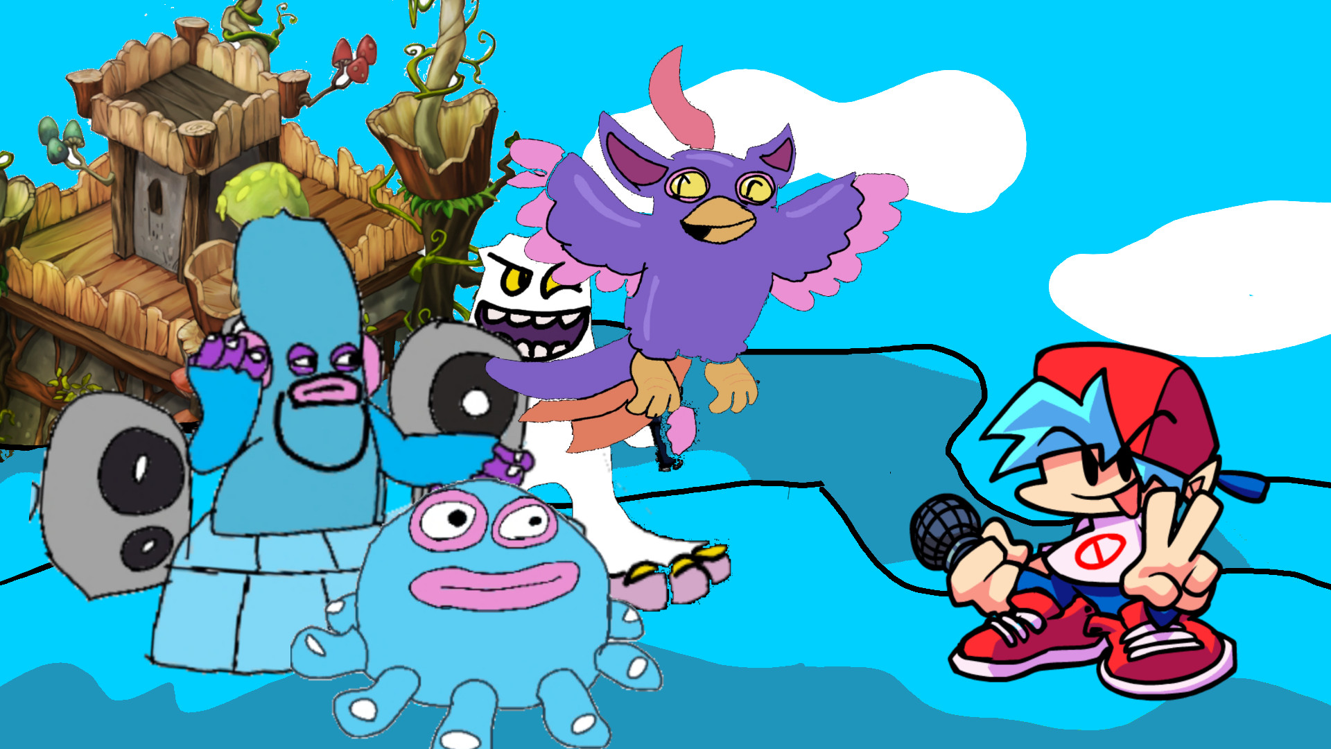 vs my singing monsters demo Mod for Friday Night Funkin' | FNF Mods