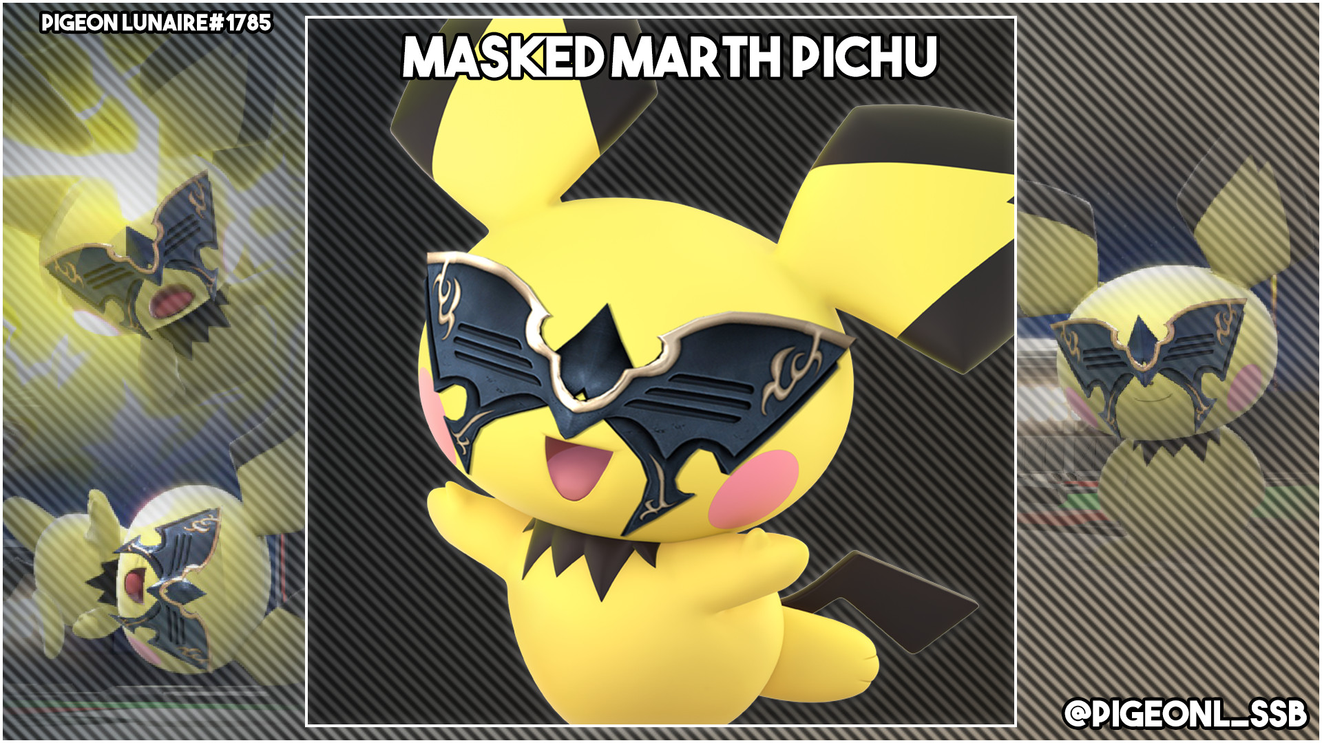 Masked Marth Pichu [Super Smash Bros. Ultimate] [Mods]
