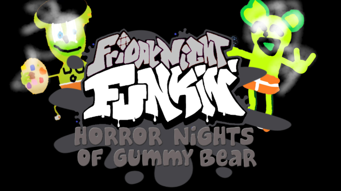 Horror Nights of gummy bear TEST Mod for Friday Night Funkin' | FNF Mods