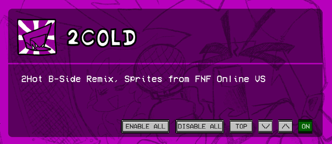 2Cold - 2Hot B-Side Remix Mod for Friday Night Funkin' | FNF Mods