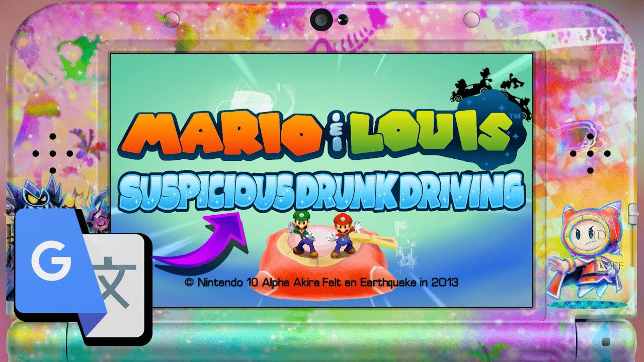 [SENSITIVE CONTENT] Mario & Louis: Suspicious Drunk Driving Mod for Mario & Luigi Dream Team | M ...