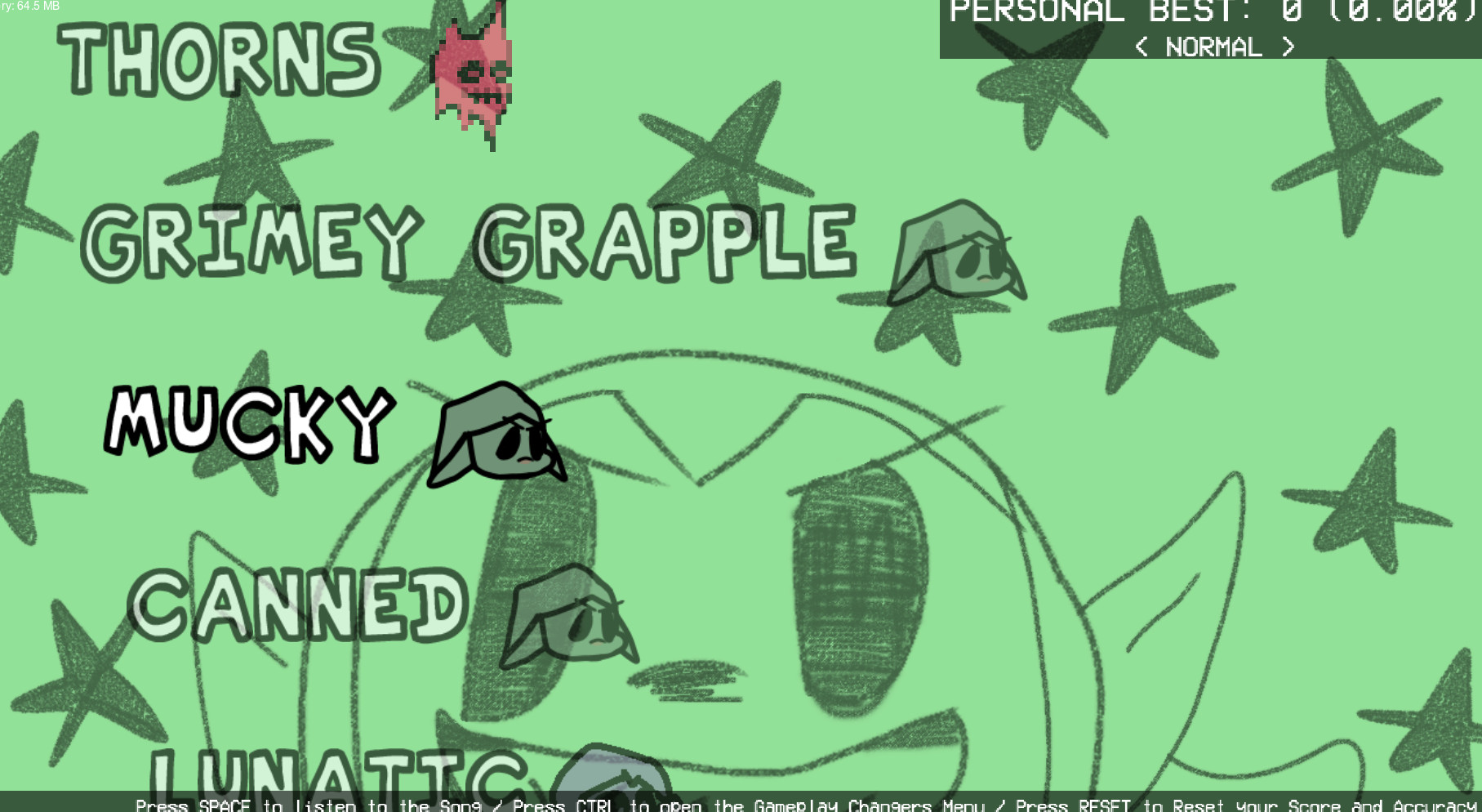 Vs. Grimey Grinner (VERSION 2 UPDATE!) [Friday Night Funkin'] [Mods]