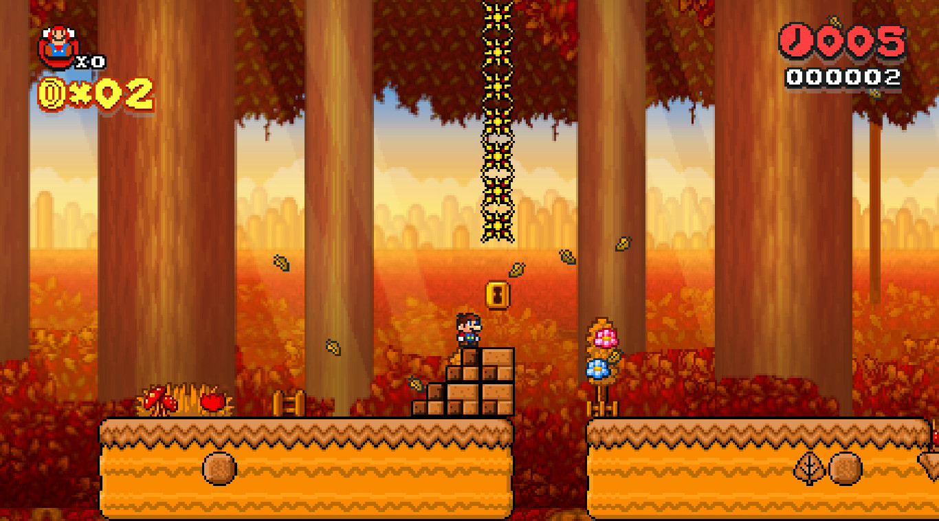 An autumn run [Super Mario UniMaker] [Mods]