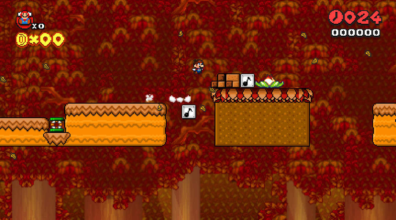 An autumn run [Super Mario UniMaker] [Mods]