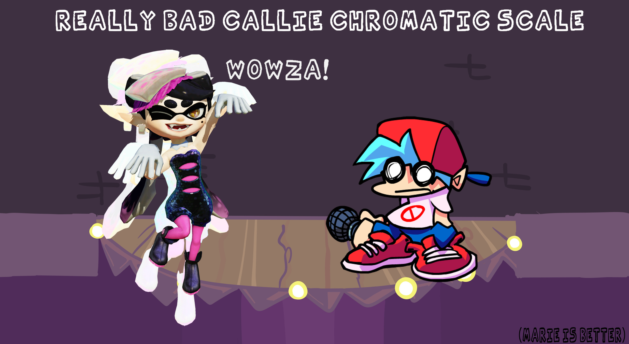 Callie chromatic scale for fnf [Friday Night Funkin'] [Mods]