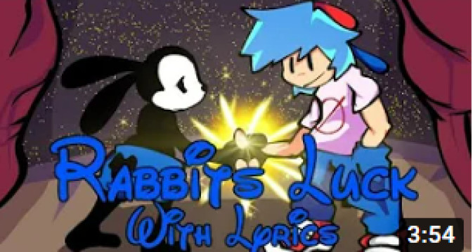 Rabbit's Luck with Lyrics Mod for Friday Night Funkin' | FNF Mods