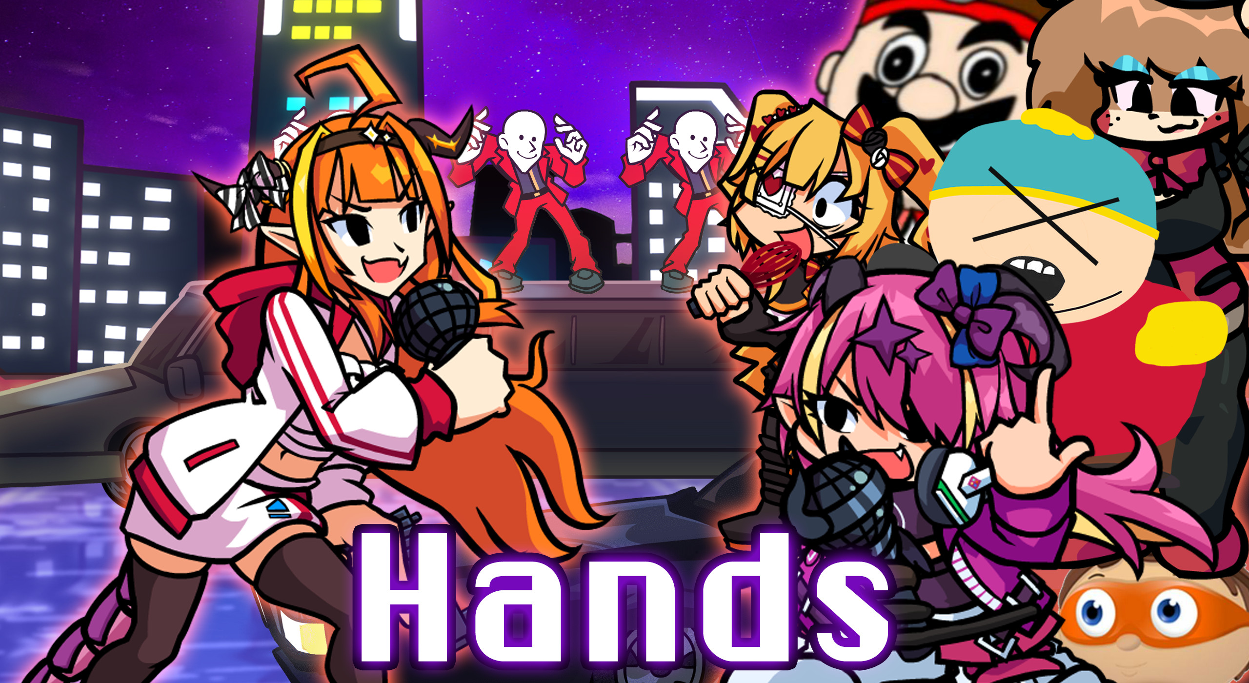 Hands But every turn a different Character sing it Mod for Friday Night ...