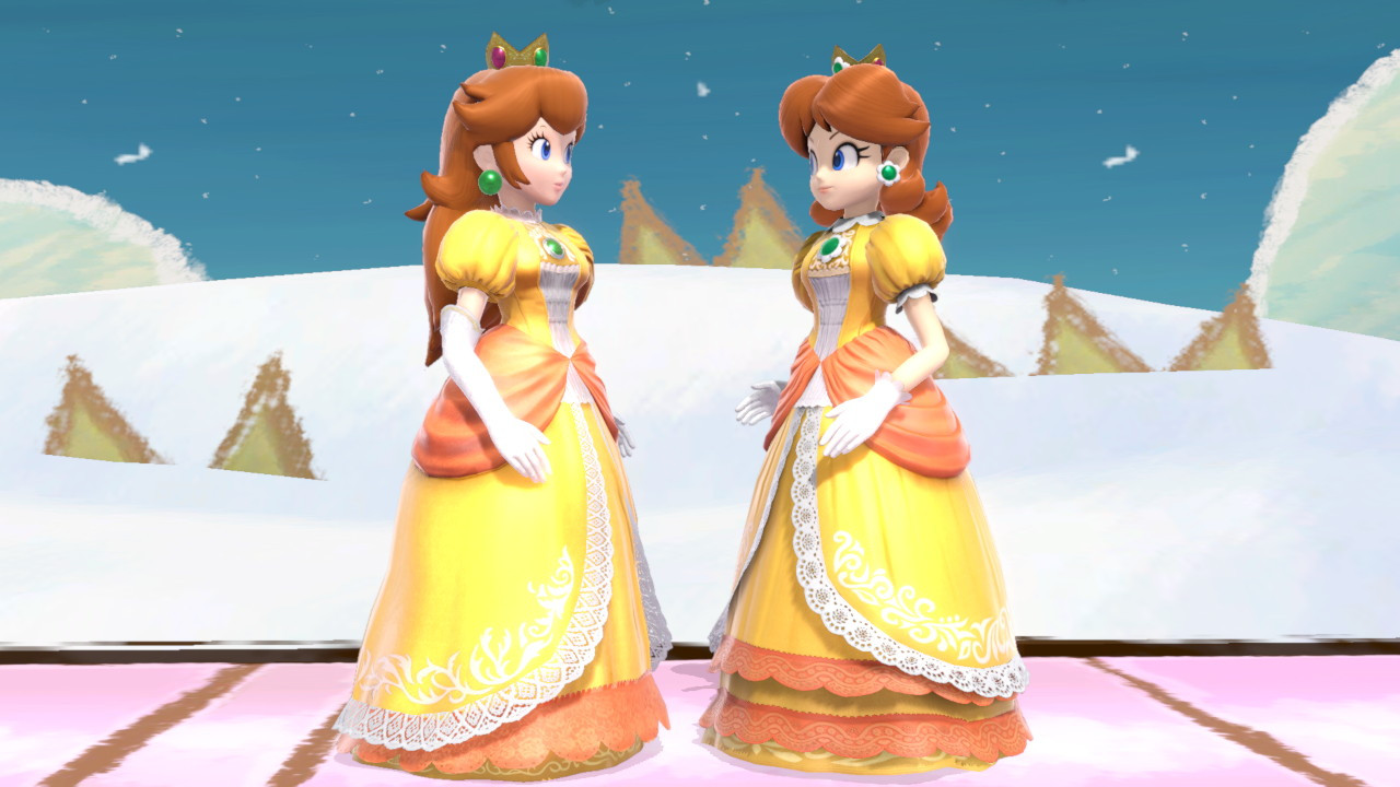 Peach: Daisy Skin Mod for Super Smash Bros. Ultimate | SSBU Mods