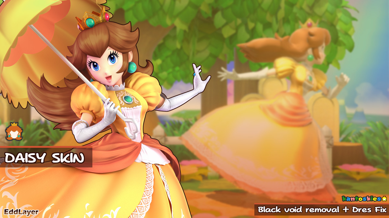 Peach: Daisy Skin Mod for Super Smash Bros. Ultimate | SSBU Mods
