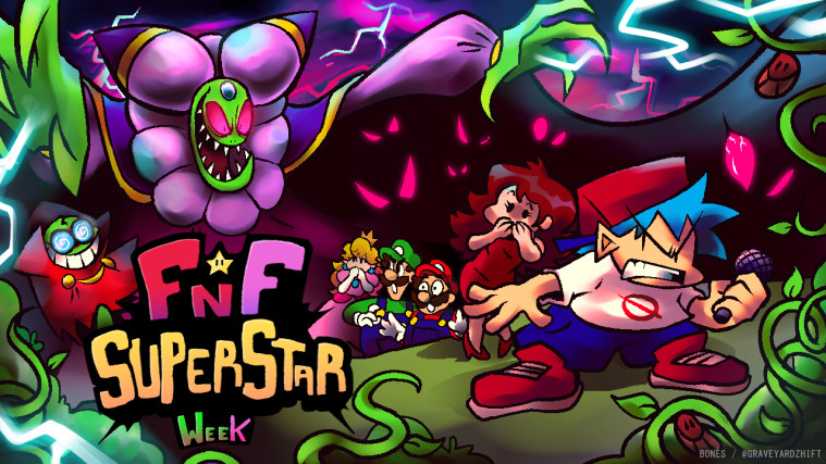 Friday Night Funkin': SuperStar Week (DEMO) Mod for Friday Night Funkin ...