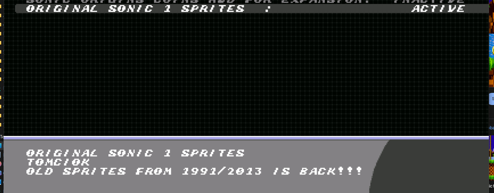 Sonic 1 Sprites for Hud and more [Sonic the Hedgehog Forever] [Mods]