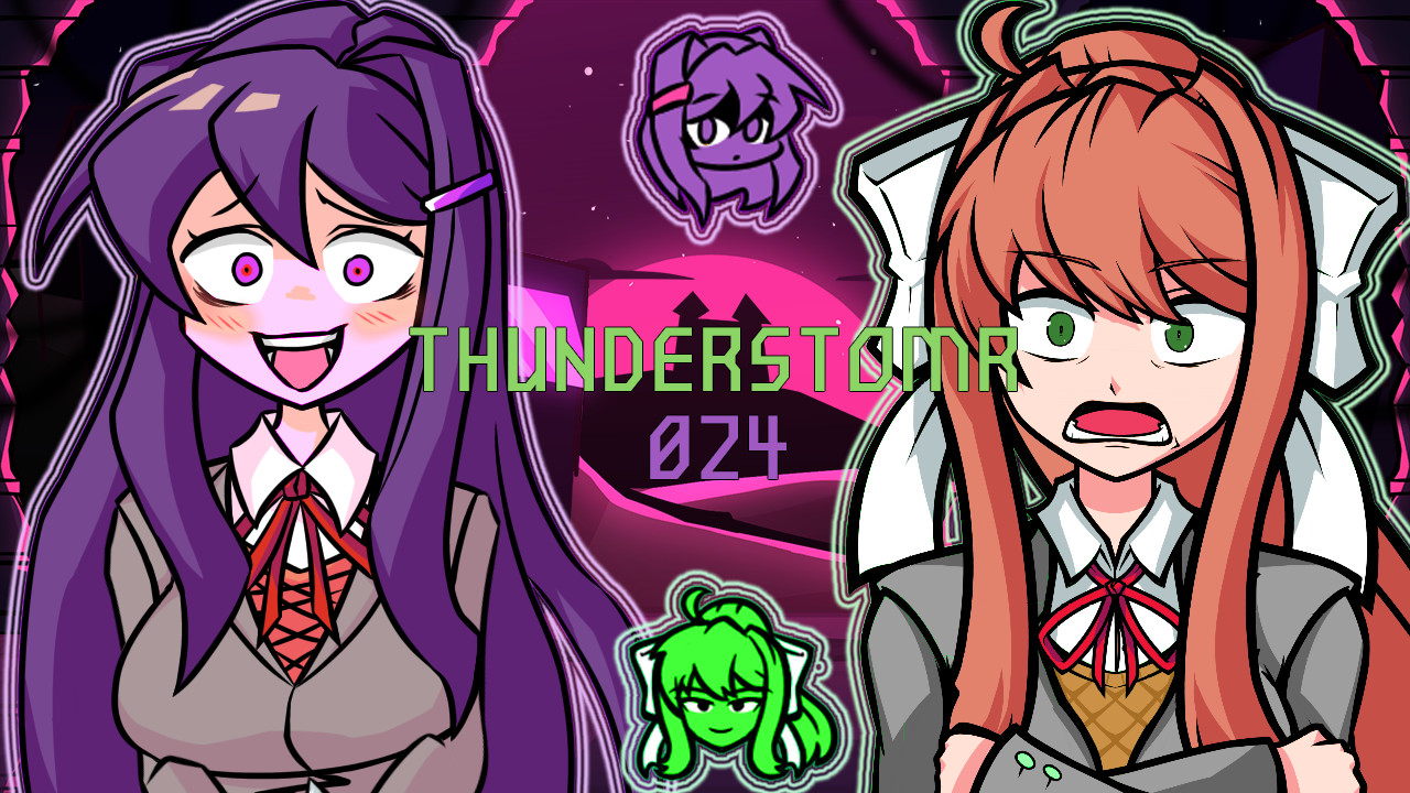 Thunderstorm 024 but Monika or Yuri sing Mod for Friday Night Funkin ...