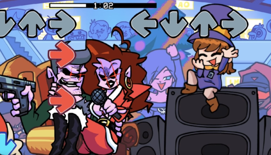 FNF: Hat Kid over Gf [Friday Night Funkin'] [Mods]