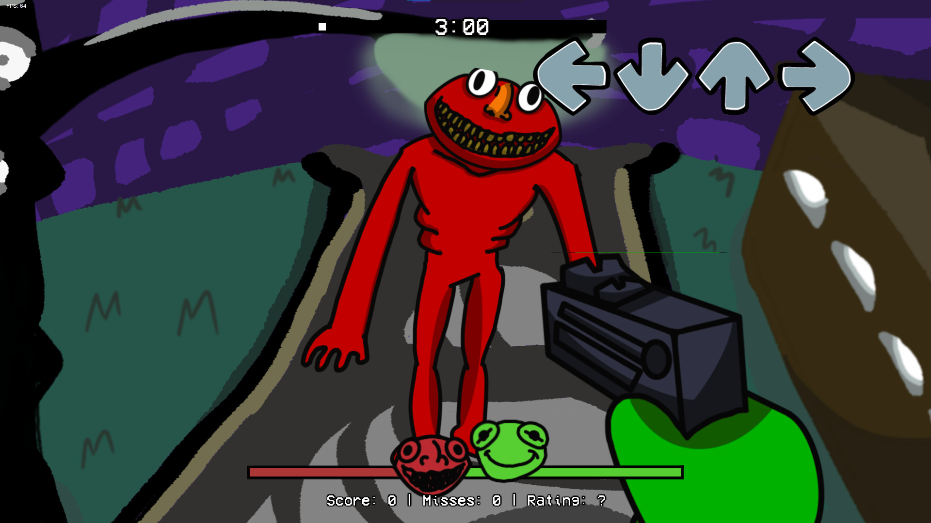 Demon Elmo vs Kermit [Friday Night Funkin'] [Mods]
