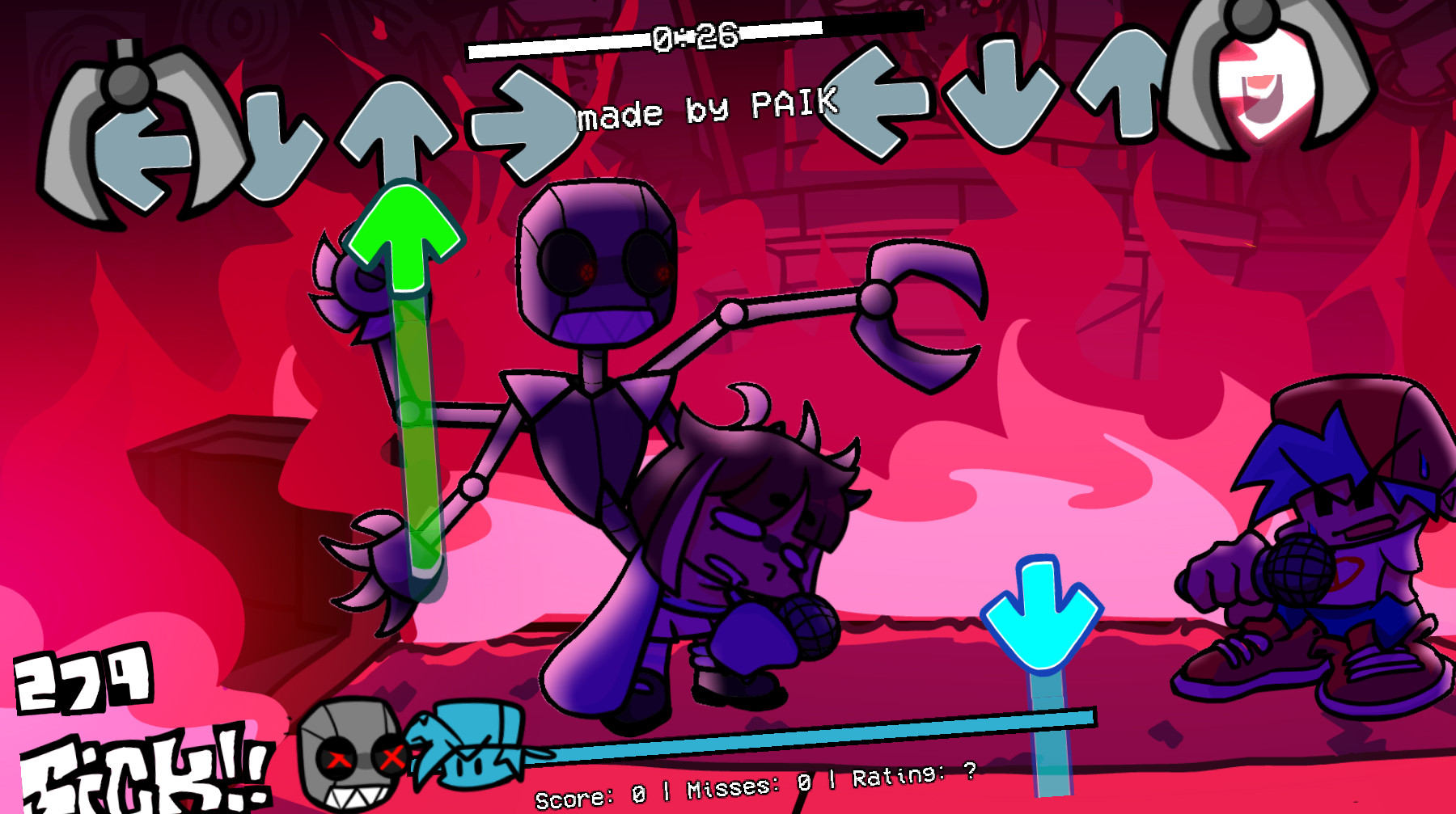 Uproar but KB sing it (Fanmade) Mod for Friday Night Funkin' | FNF Mods