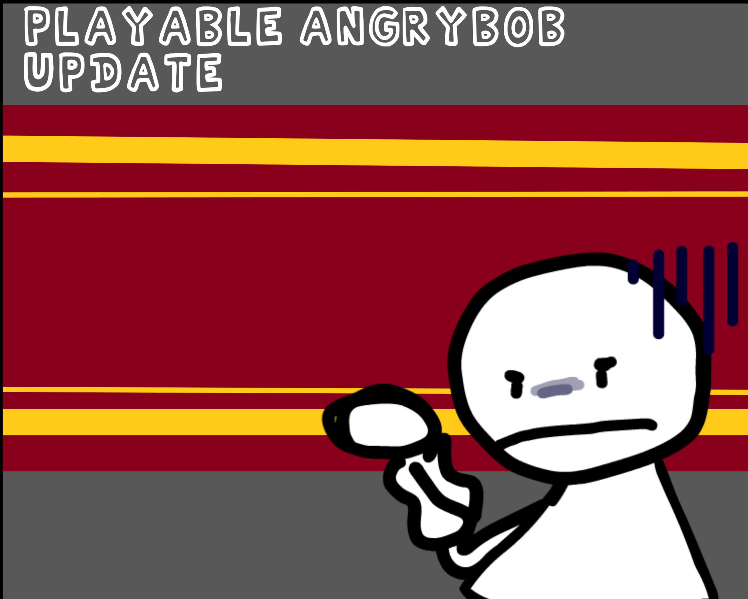 Playable Bob! (PLAYABLE ANGRY BOB) [Friday Night Funkin'] [Mods]