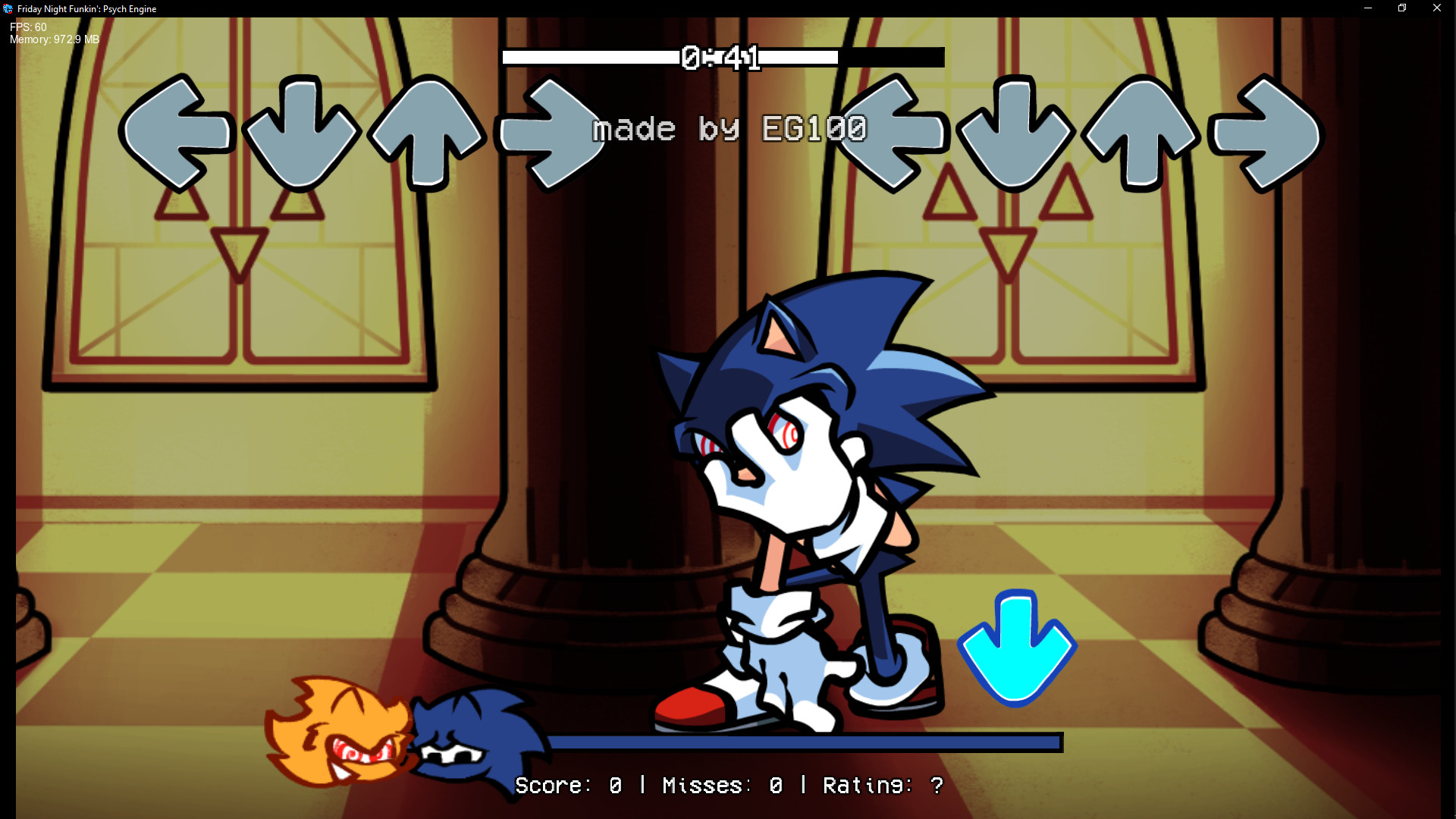 Burning in Hell but Sonic and Fleetway sings it Mod for Friday Night ...