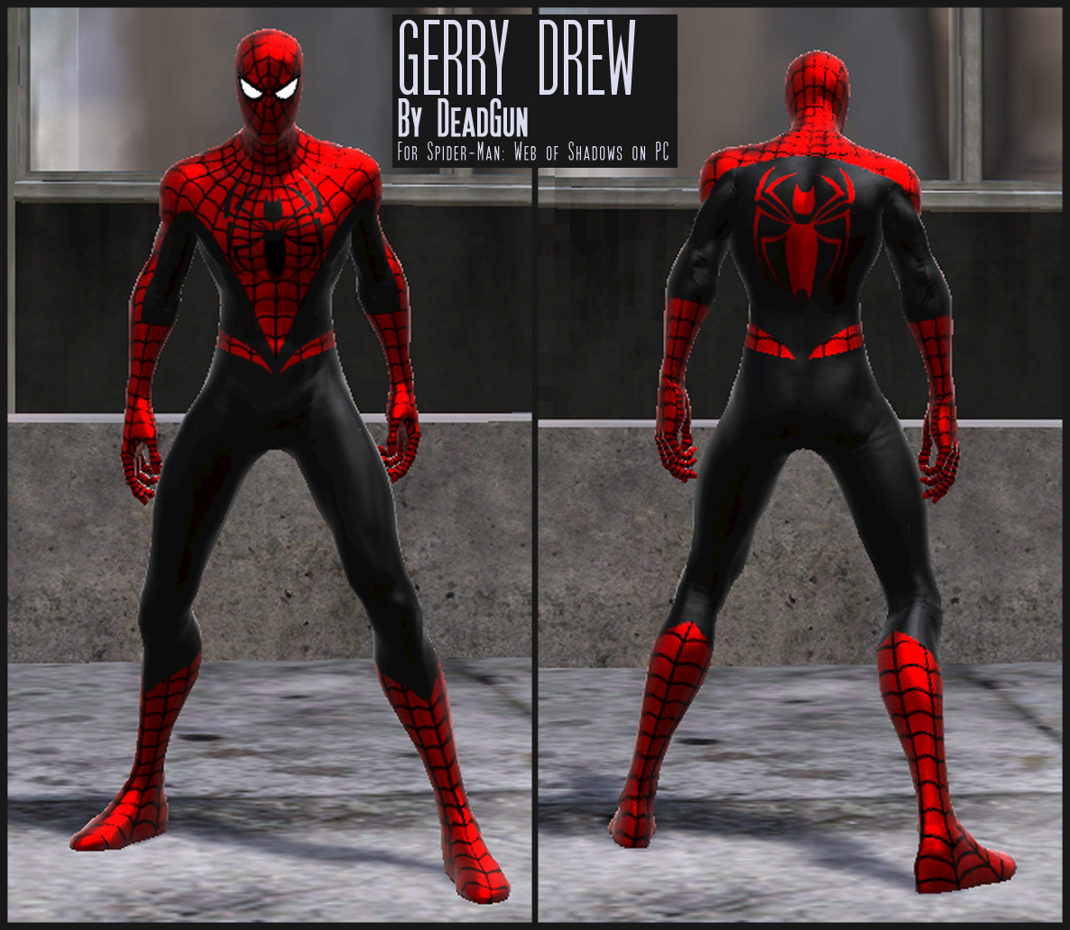 Gerry Drew Suit Mod for Spider-Man: Web of Shadows | SM:WoS Mods
