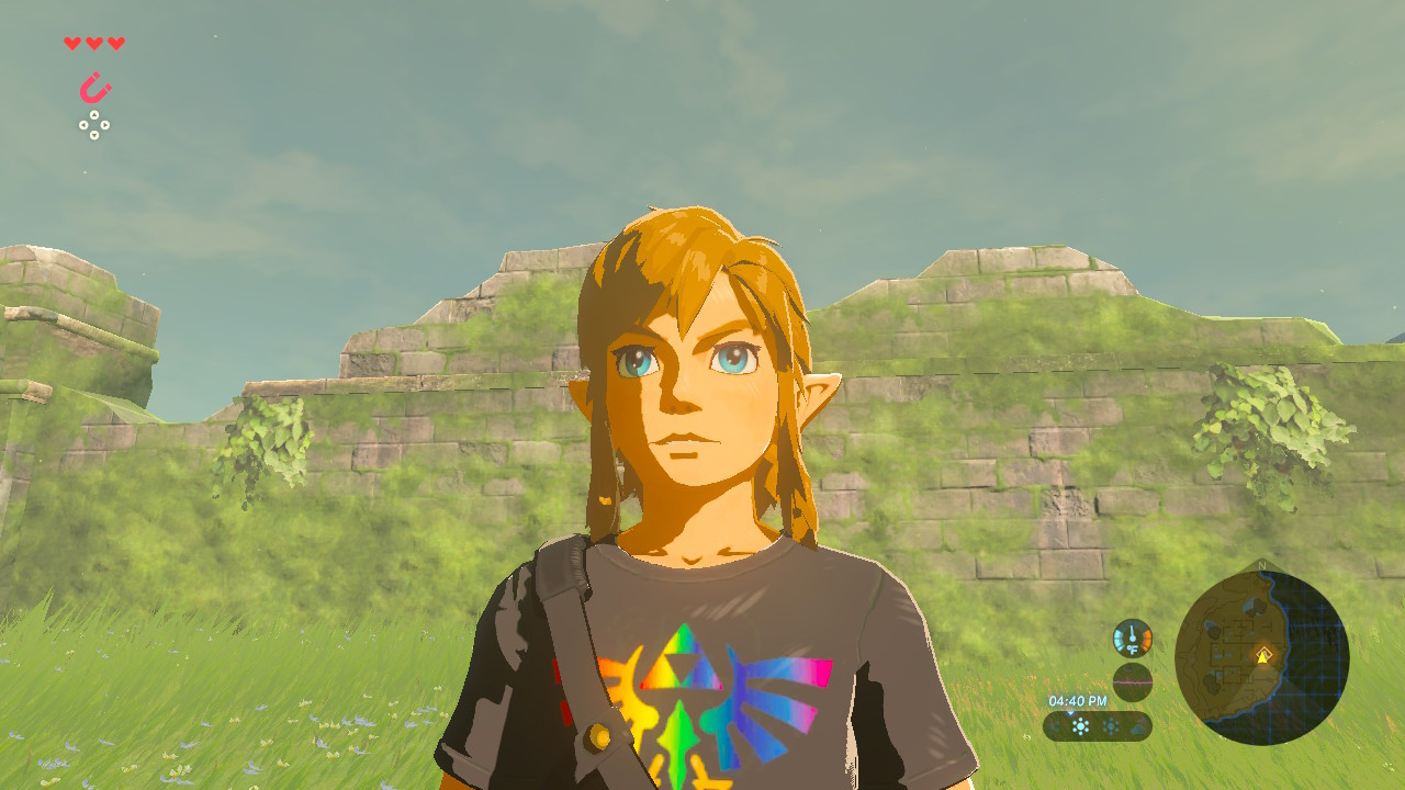 Pride Shirt for Link and Linkle 2/3 Mod for The Legend of Zelda: Breath ...