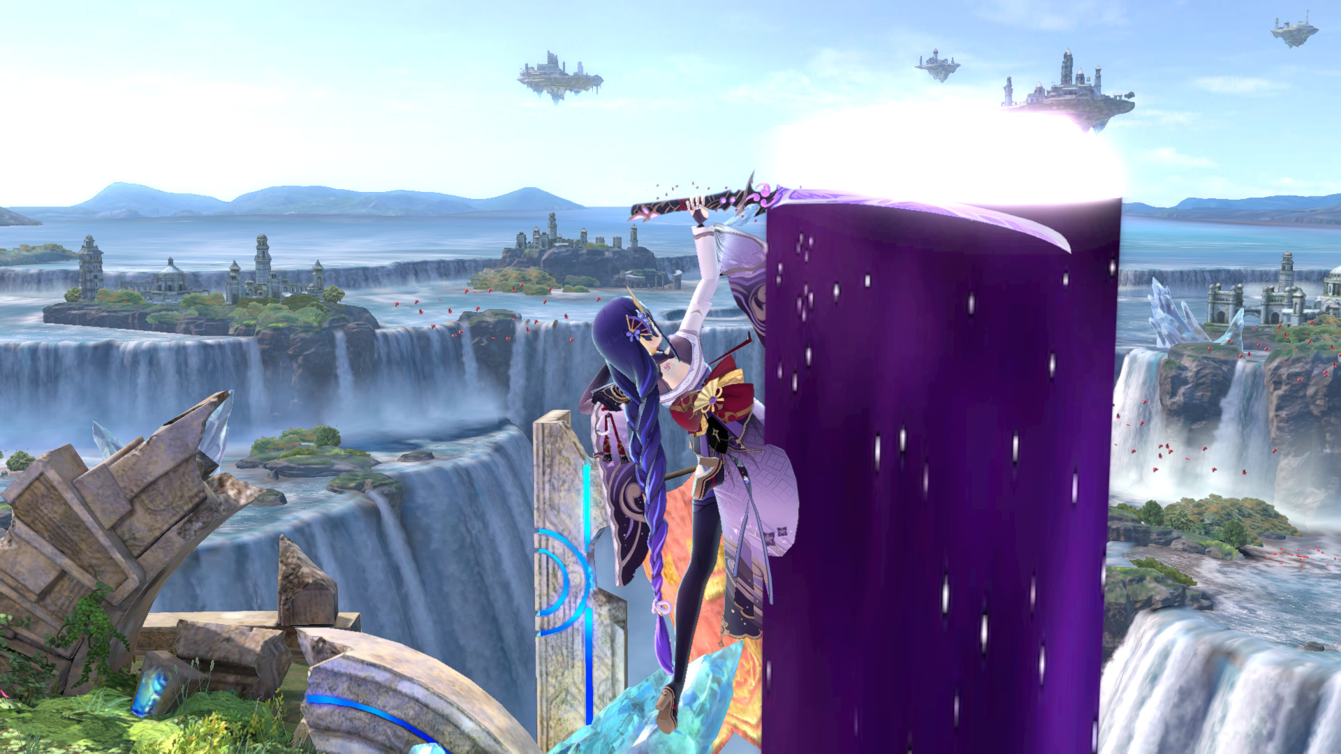 Raiden Shogun (Sword) (Genshin Impact) Mod for Super Smash Bros ...