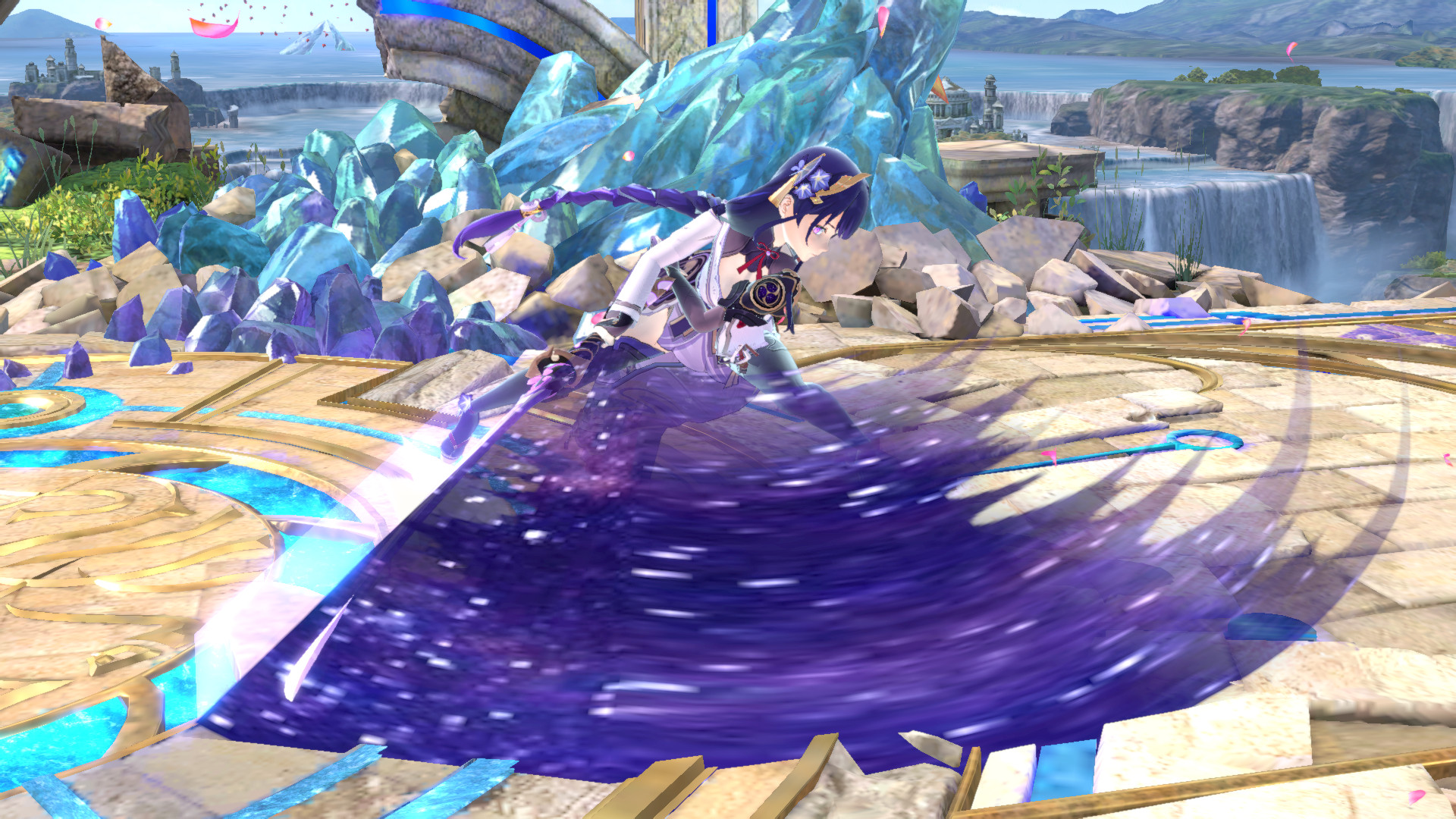 Raiden Shogun (Sword) (Genshin Impact) Mod for Super Smash Bros ...