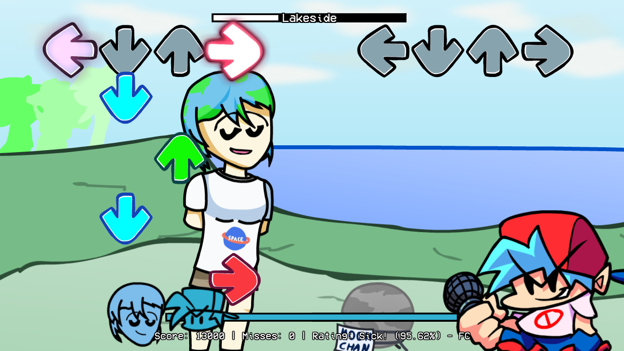 Vs Earth-Chan Mod for Friday Night Funkin' | FNF Mods