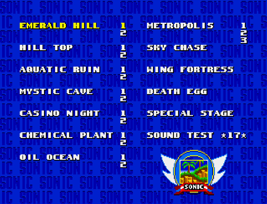 Custom Level Order Mod for Sonic the Hedgehog 2 | Sonic 2 Mods