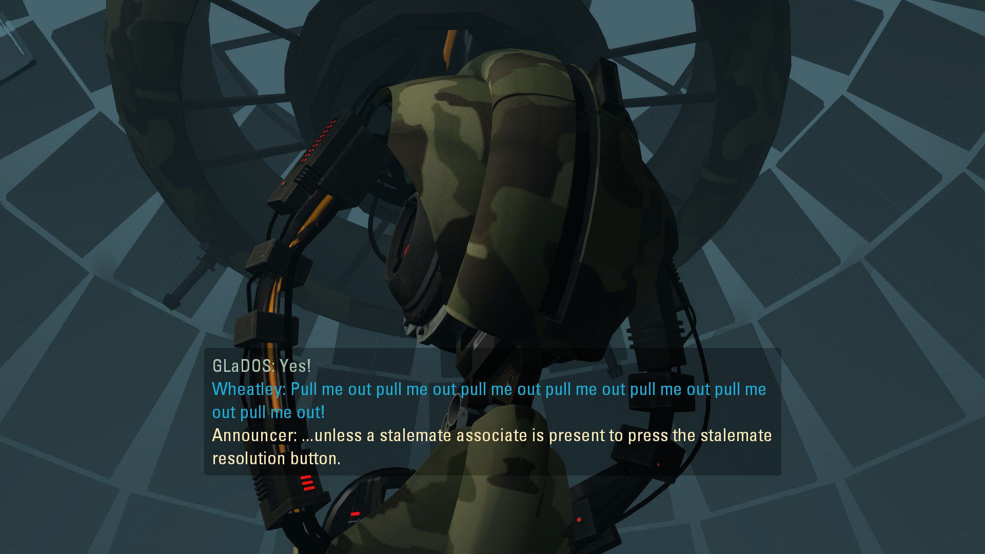 Camouflaged GLaDOS [Portal 2] [Mods]