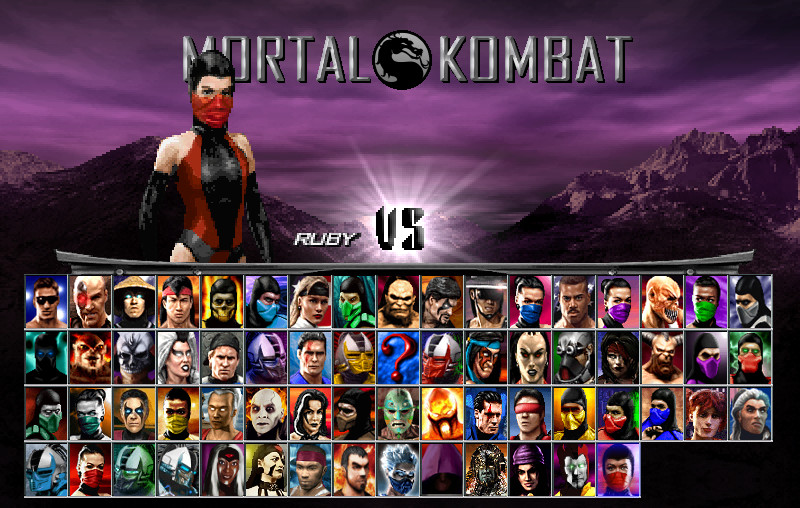 Ruby for borg117 MK Project Mod for M.U.G.E.N | MUGEN Mods