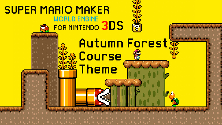 Autumn Forest Course Theme Mod for Super Mario Maker for Nintendo 3DS ...