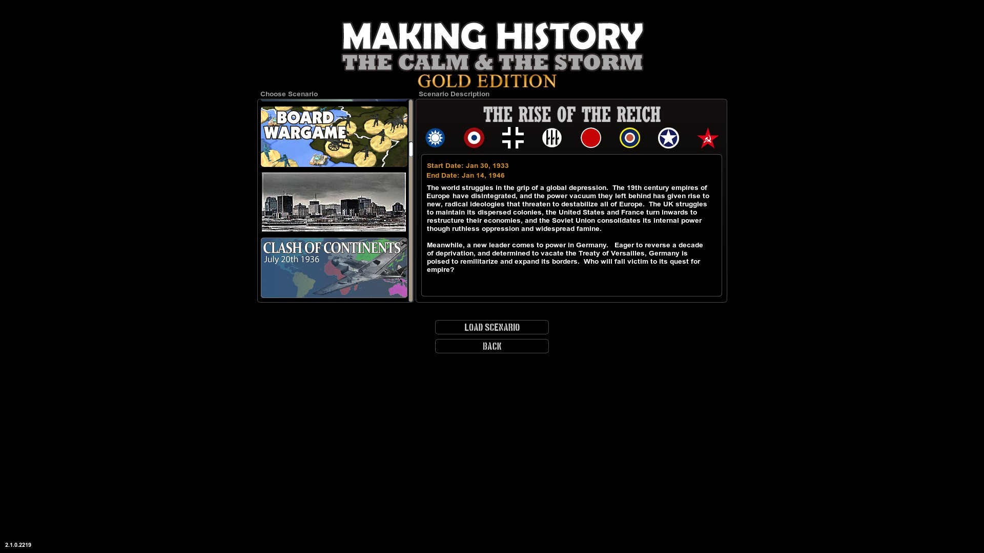 Making History Gold Legacy Scenario Compilation Mod for Making History ...