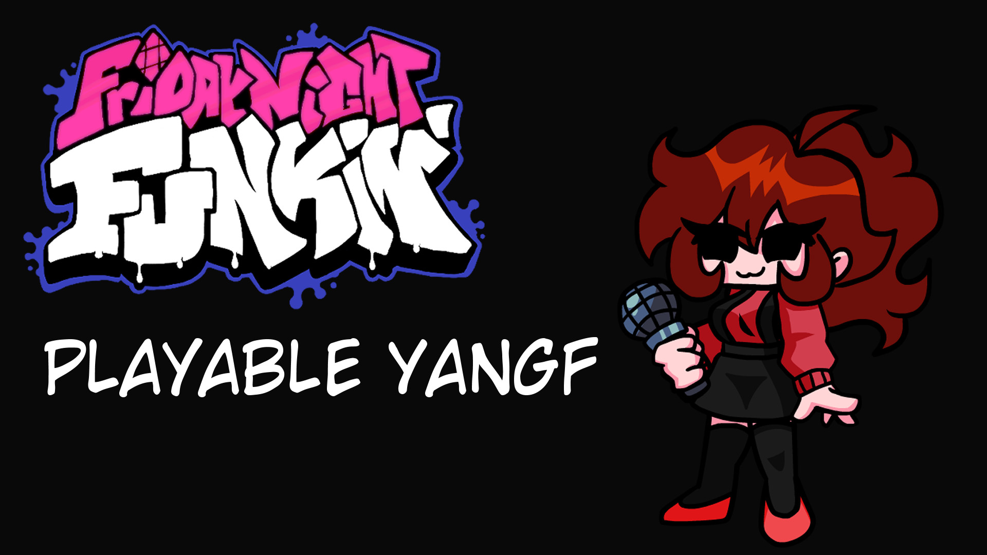 Playable Yandere!GF Mod for Friday Night Funkin' | FNF Mods